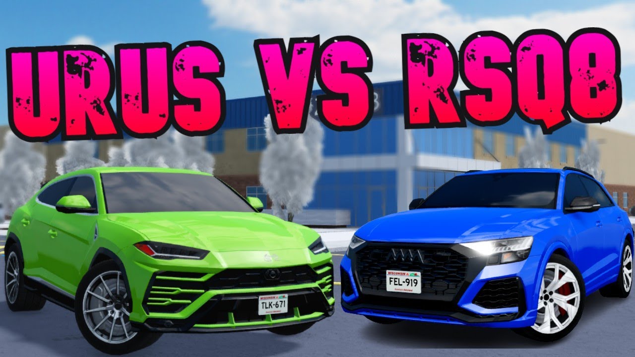 Lamborghini Urus vs Audi RSQ8 - Greenville Wisconsin - YouTube