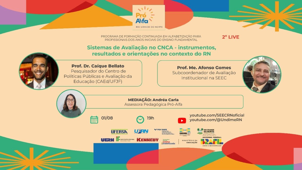 2ª Live - Sistemas de Avaliação no CNCA - Instrumentos, resultados e ...