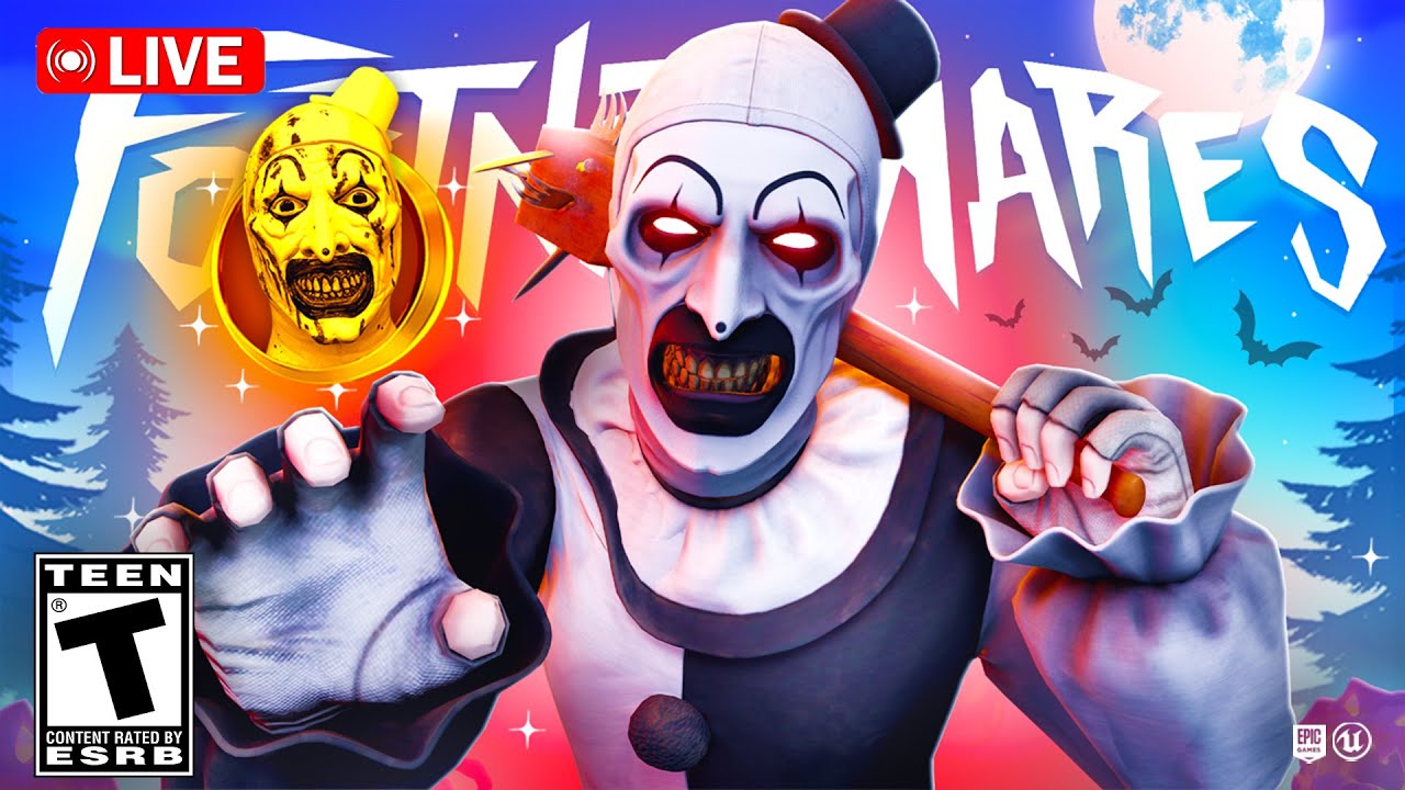 *NEW* FORTNITEMARES TERRIFIER UPDATE OUT SOON!! (Season 4 LIVE) - YouTube