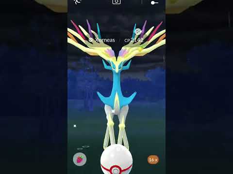 Why Shiny Xerneas looks different when catching... Neutral & Active ...