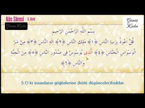 Nas Suresi Türkçe Meali Anlamı - Gümüş Kadın ( #nassuresi 