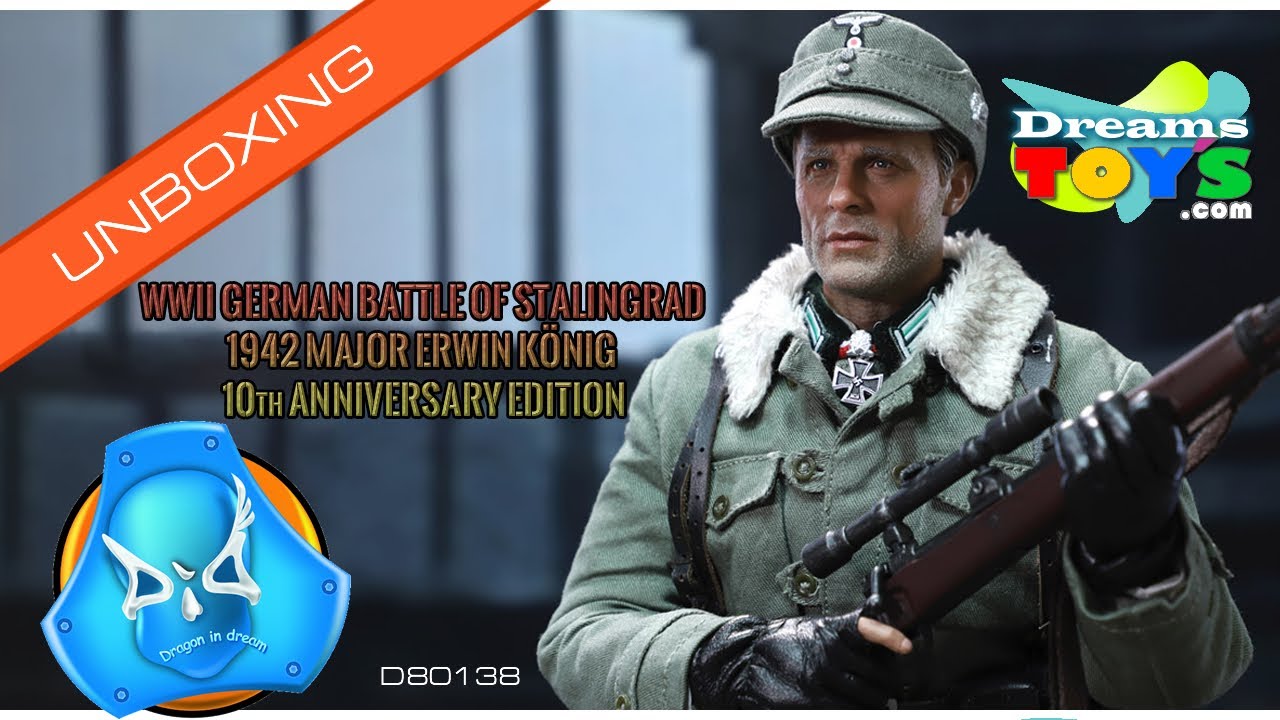 Unboxing 1/6 WWII German Battle of Stalingrad 1942 Major Erwin König ...