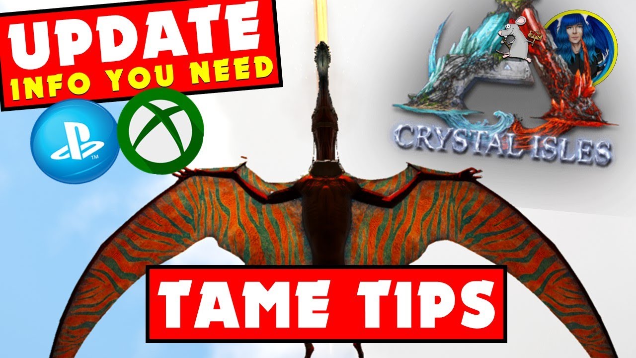 ARK CRYSTAL ISLES PS4 XBOX UPDATE Release Time! Size And More! Plus ...