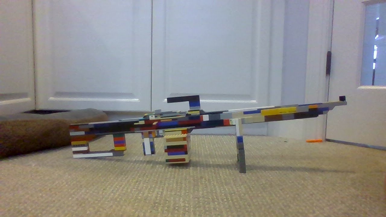 Lego PKM Russian light machine gun - YouTube