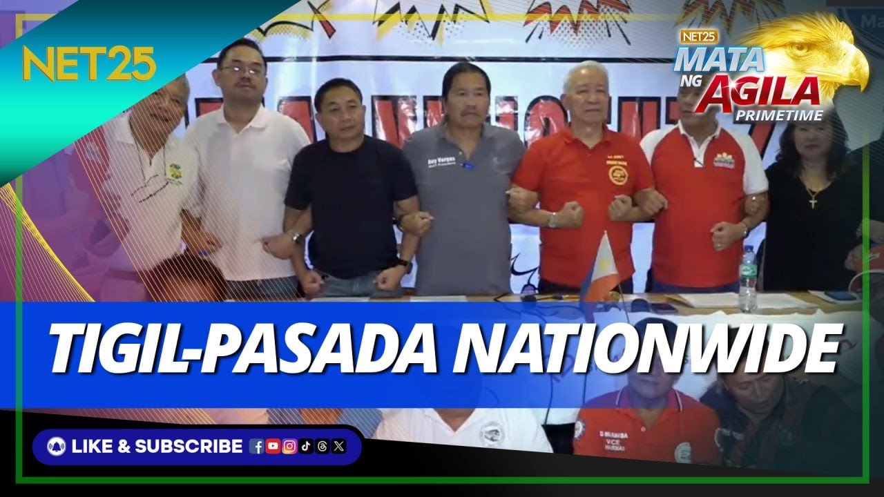 Tigil-pasada nationwide nakaamba kung sususpendihin ang PUV ...