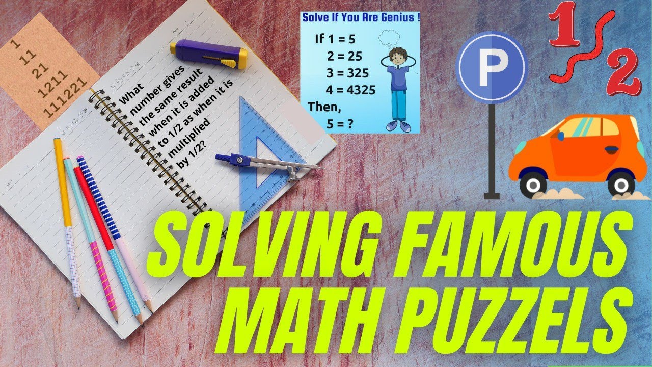 Solution to five famous Math puzzles that we came across in March 2021 ...