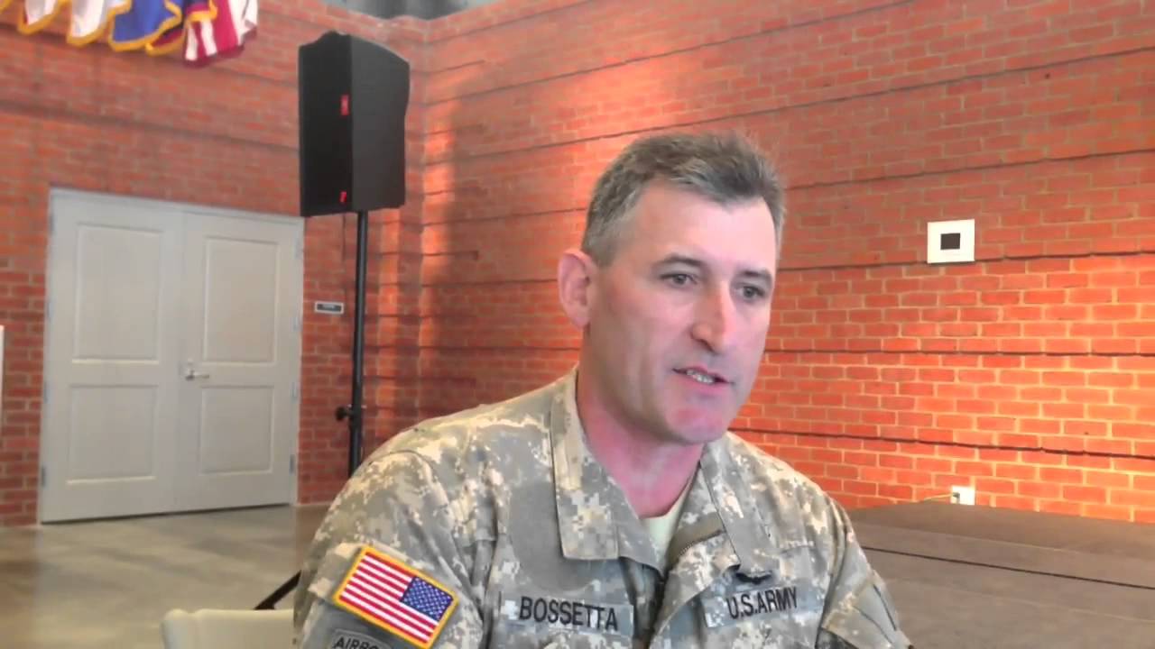 Col. Patrick Bossetta speaks on fallen aviators - YouTube