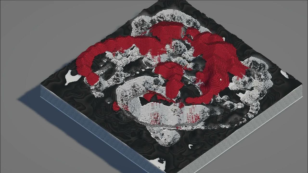 16 777 216 "Voxel" Cellular Automata Unity - YouTube