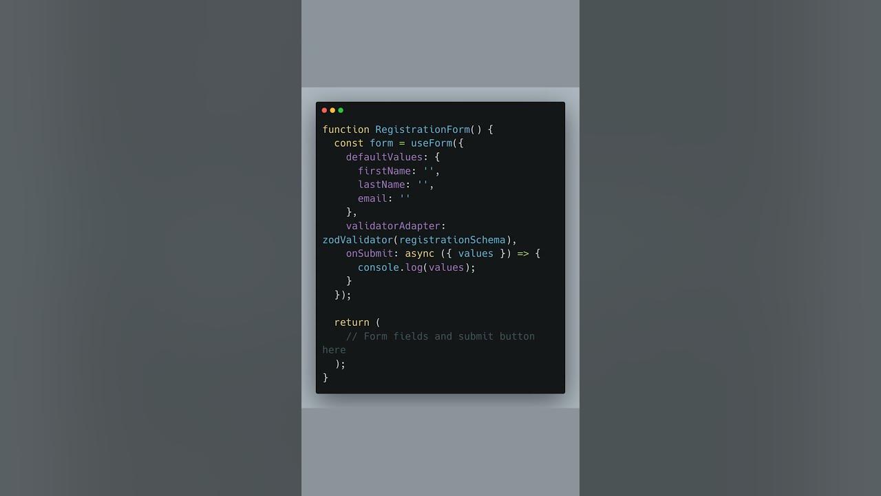 Master Safe Forms with Zod & TanStack #WebDev - YouTube