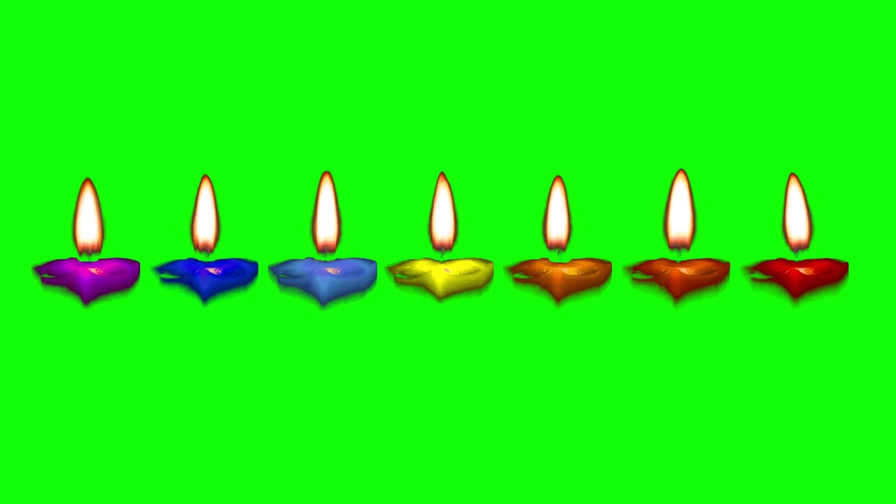 Candles Burning - GREEN SCREEN [FREE USE] - YouTube