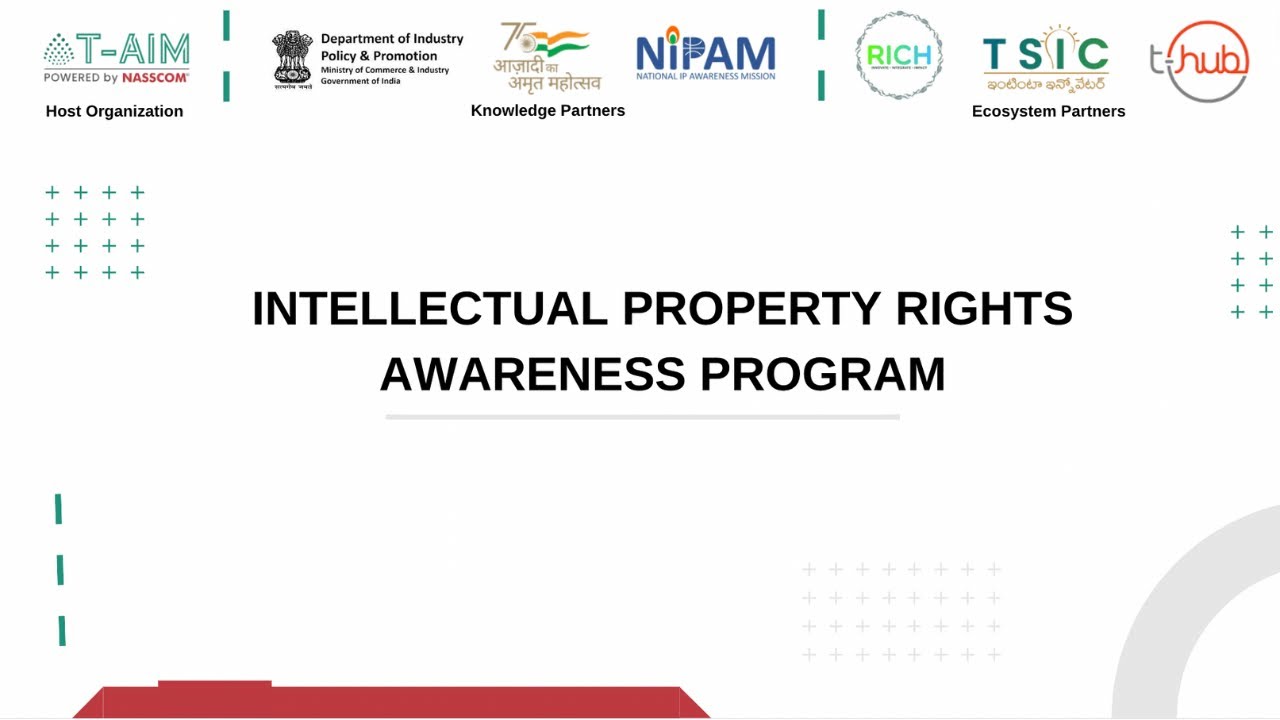 Intellectual Property Rights Awareness Program by National IP Mission ...