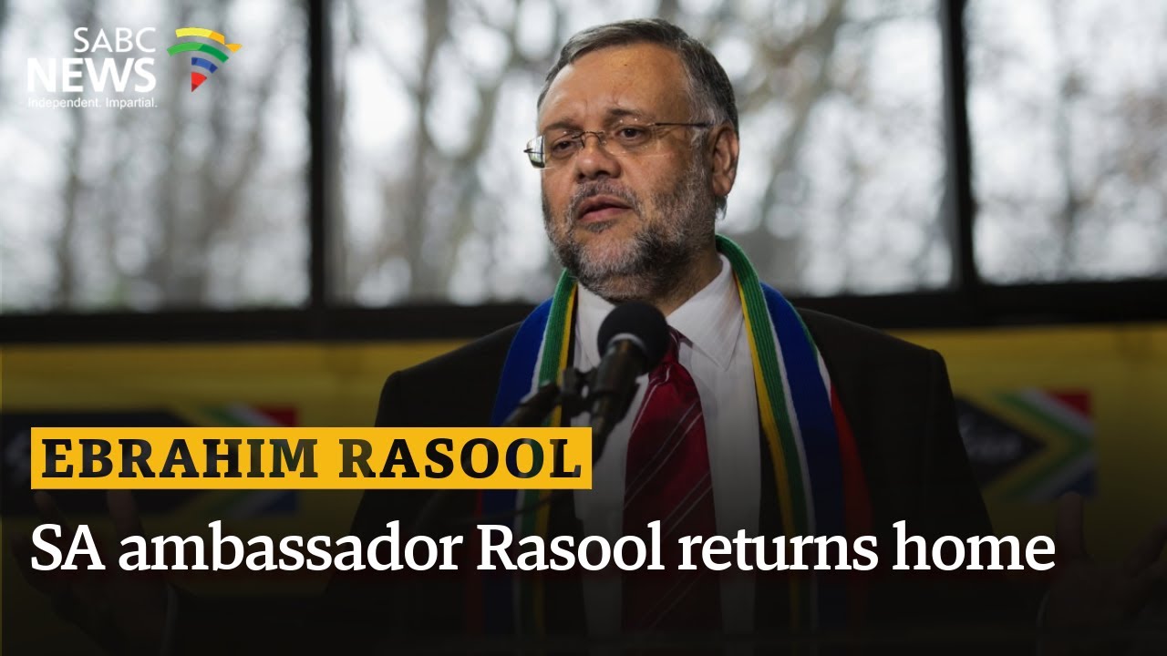 SA ambassador Rasool returns home - YouTube