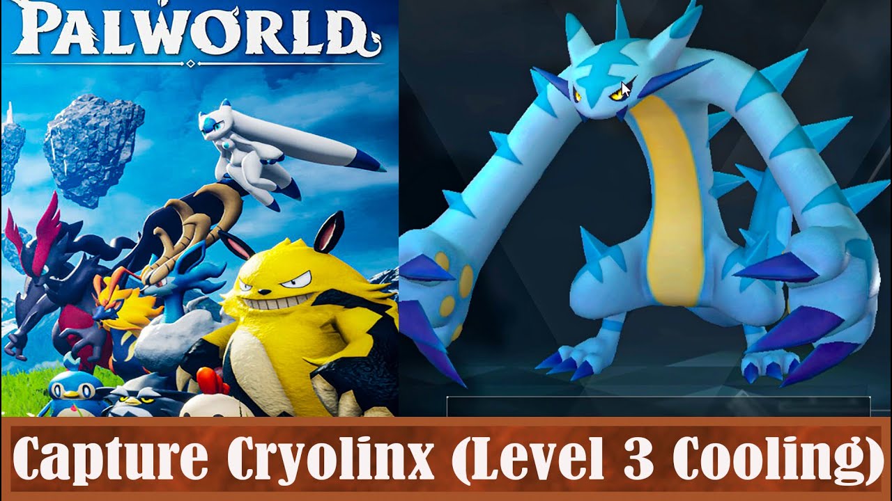 Palworld Capture Cryolinx (Level 3 Cooling Pal) - YouTube