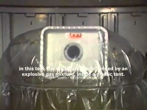 Ex d explosion test - YouTube