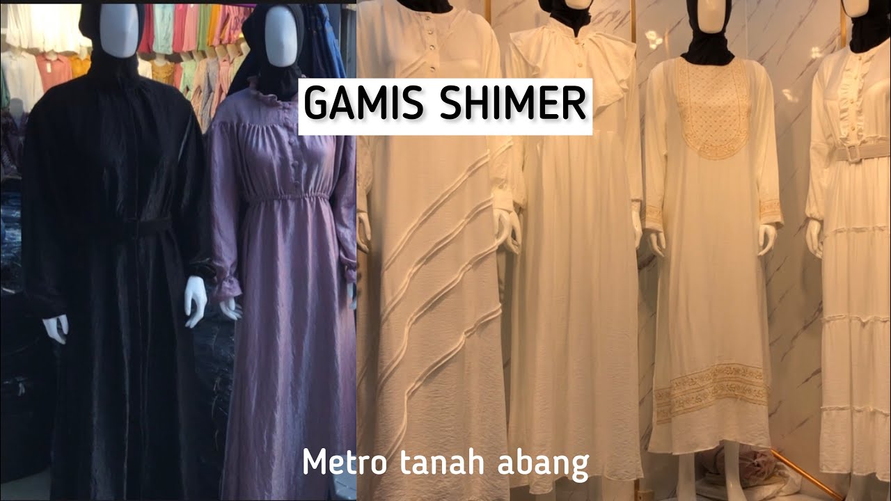 Gamis shimer cuma 130 || gamis polilinen 100 ribu aja - YouTube