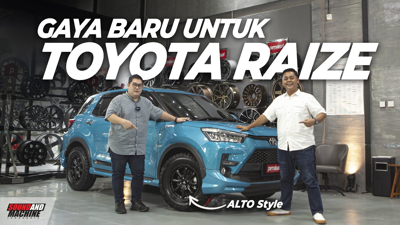 Modifikasi Toyota Raize GR Sport 2021 Gaya ALTO, Ganti Pelek di ...