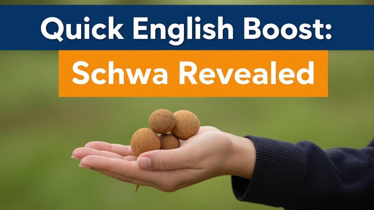 Sound Like a NATIVE! Mastering The Schwa Sound (The Most Common Vowel ...