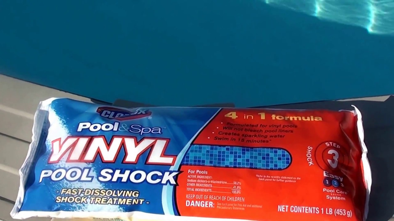 Clorox Pool & Spa 4-in-1 Shock Plus Swim in 15 Minutes (REVIEW) - YouTube