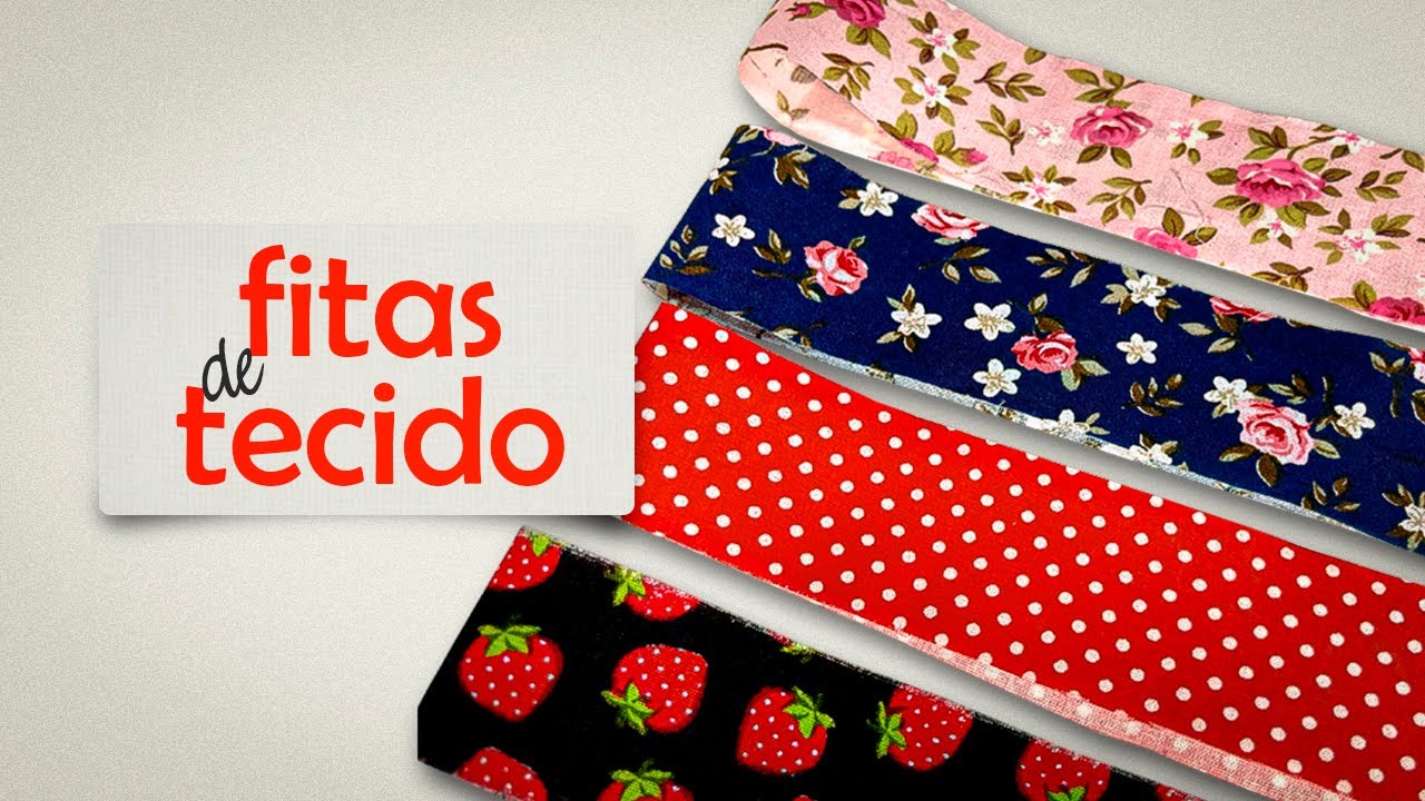 Transformando TECIDO em FITA: Tutorial Fácil - Fitas para uso ou venda ...