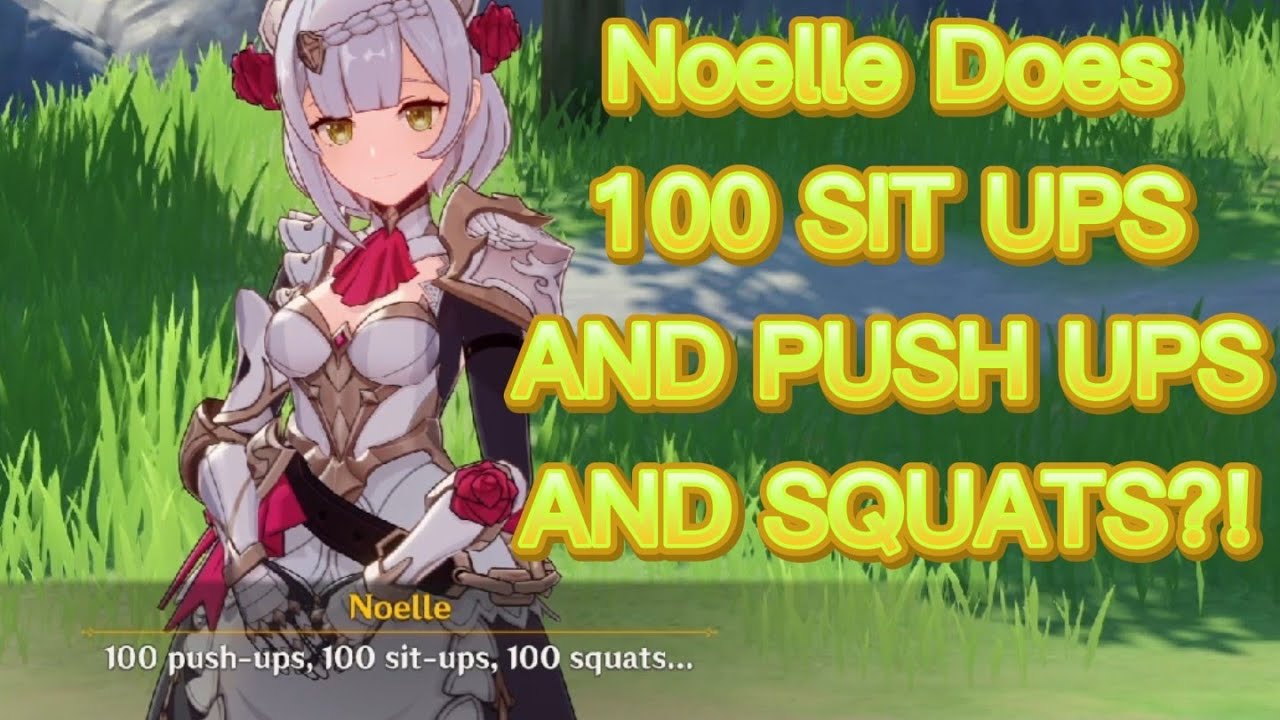 Noelle DOES 100 PUSH UPS AND SIT UPS AND SQUATS?! (Hangout Event) - YouTube