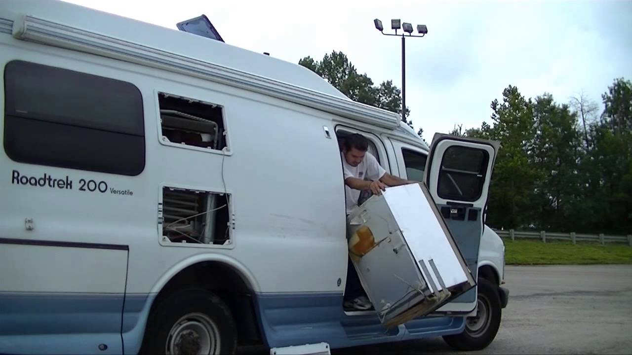 Van Life: Replacing RV Fridge With More Efficient Engel Cooler - YouTube