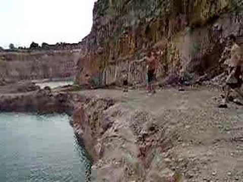 quarry jump matlock - YouTube