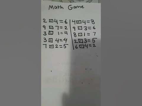 math game! - YouTube