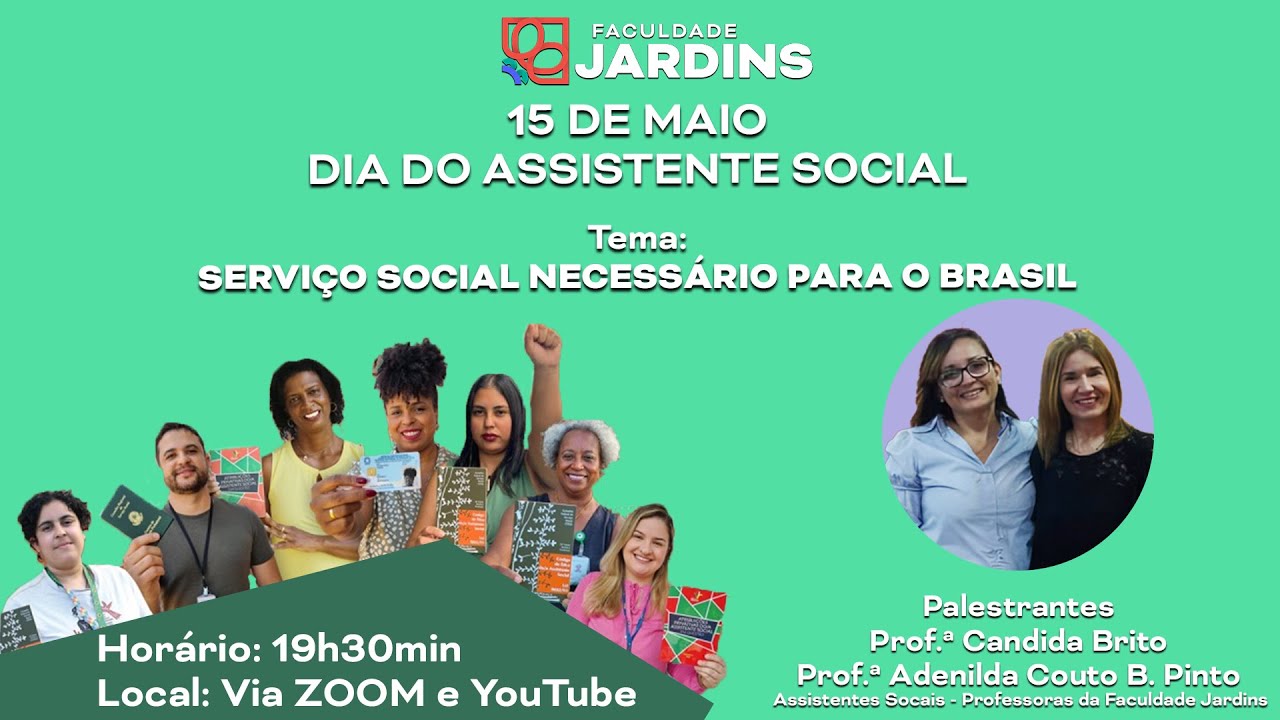 DIA DO ASSISTENTE SOCIAL - Tema: SERVIÇO SOCIAL NECESSÁRIO PARA O ...