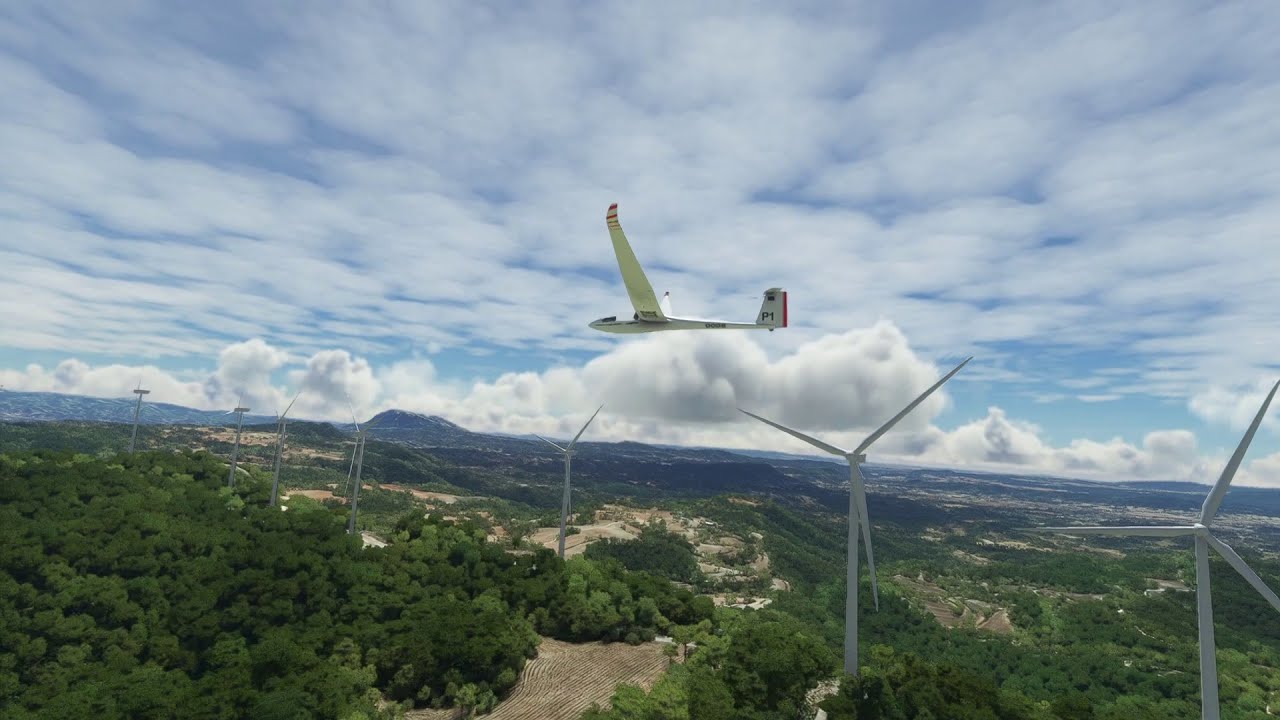 MSFS LS8 Flight to Montserrat Mountain (LECF to LEIG) - YouTube