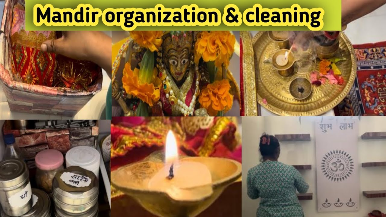 HOME🛕 Mandir Organization & Cleaning In Hindi |Home Mandir Tour - YouTube