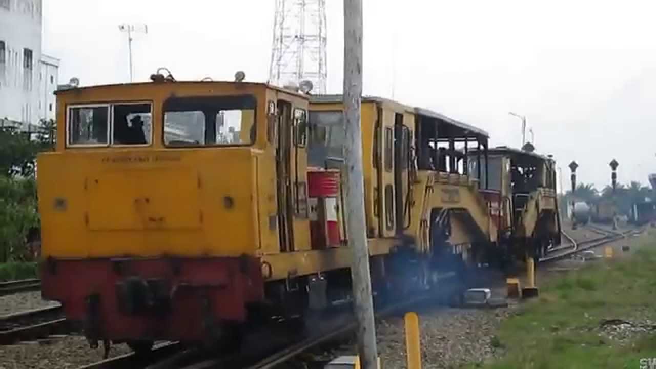 MJK + MTT (Multi Tie Tamper) 2153 & 2151 Plasser & Theurer UNOMATIC 07 ...