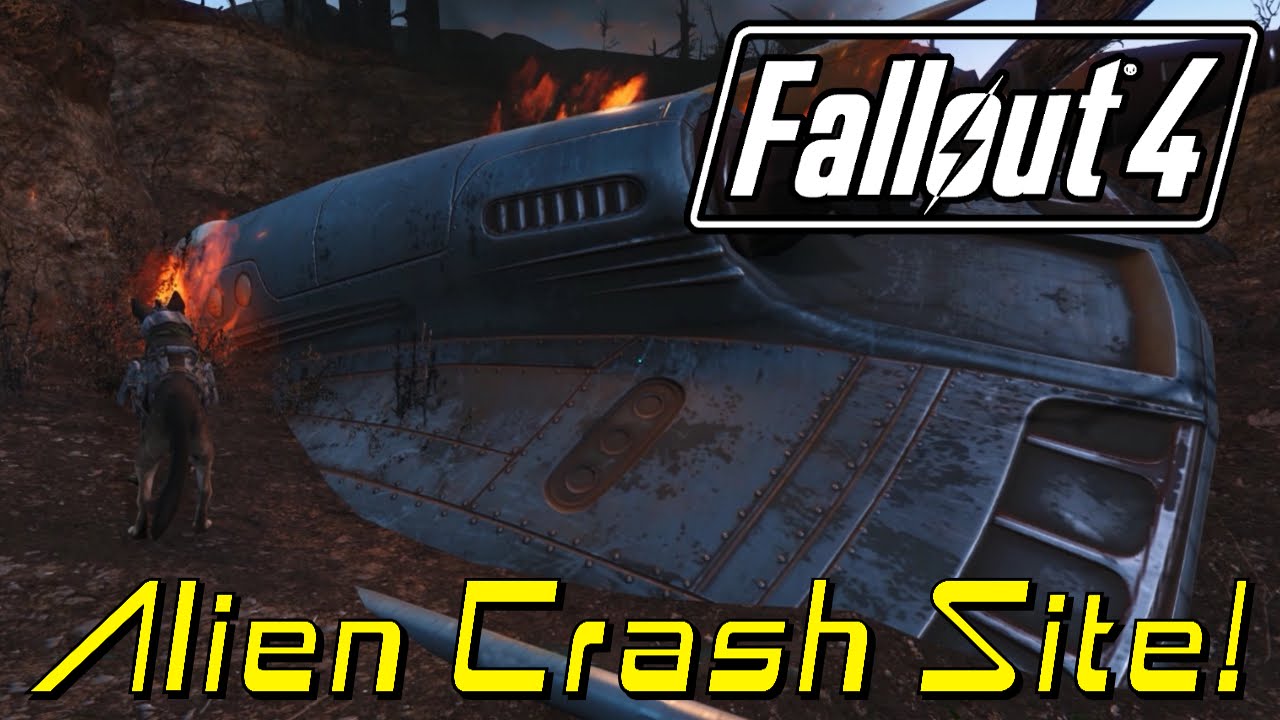 Fallout 4 Tips 'n Tricks | ALIEN CRASH SITE and ALIEN BLASTER LOCATION ...