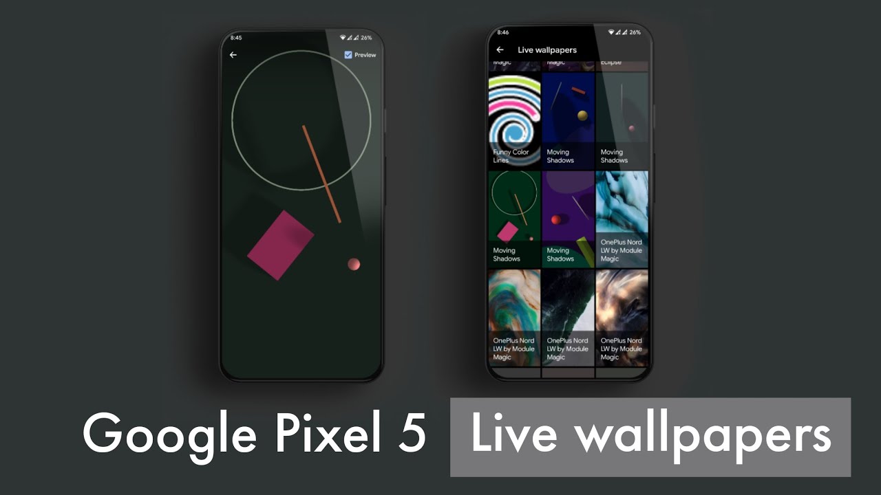 Get Google Pixel 5 Live Wallpapers in just one click - YouTube