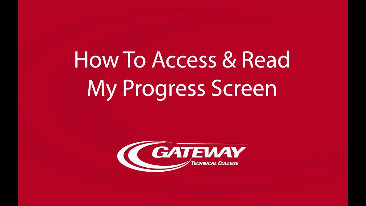 How to Access and Read My Progress Screen - YouTube