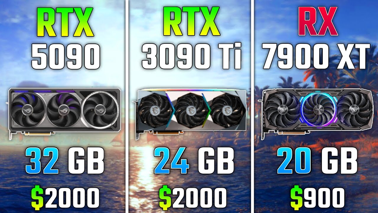 RTX 5090 vs RTX 3090 Ti vs RX 7900 XT | Test in 7 Games - YouTube
