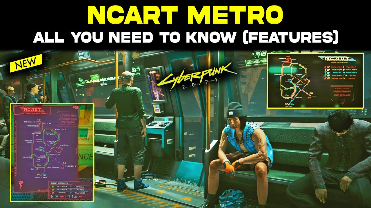 Cyberpunk 2077 Update 2.1 NEW NCART METRO Travel - All You Need To Know ...
