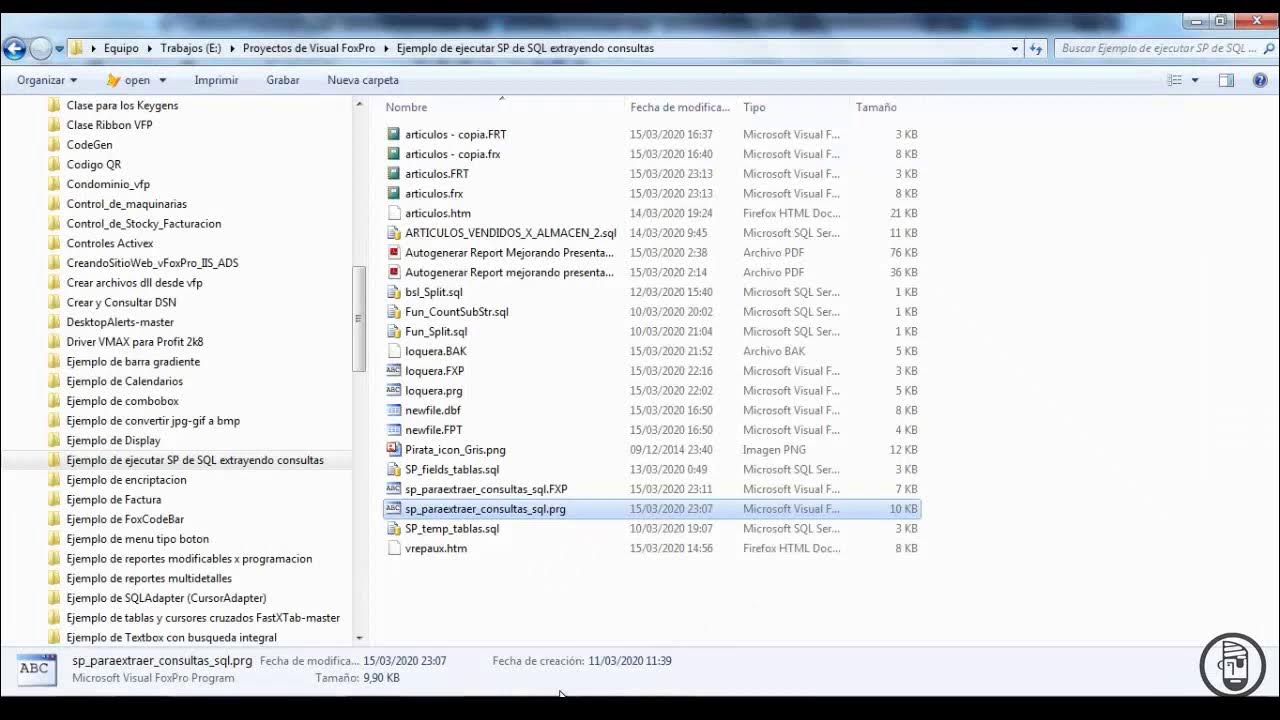 Programacion y ejecucion de reporte .FRX totalmente Dinamico con VFP y SQL Server - YouTube