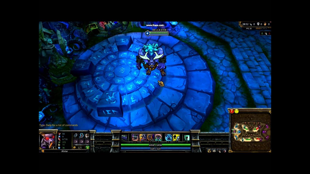 League of Legends(LOL)-Alistar laugh, joke and dance - YouTube