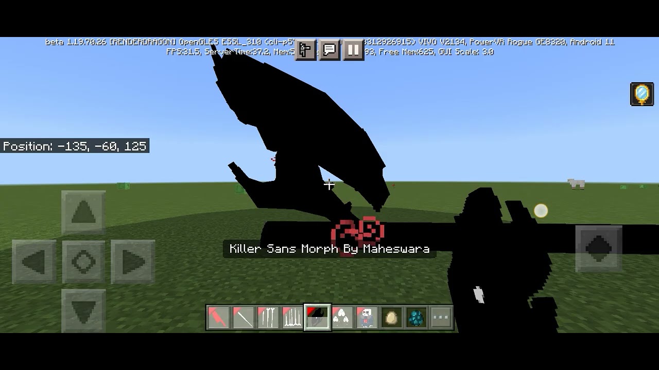killer sans morph by maheswara epic Minecraft pe - YouTube