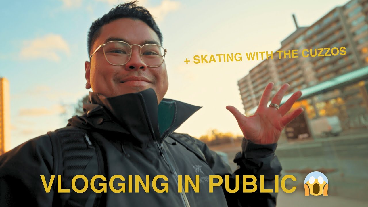 First Time Vlogging in Public + Skating with the Cuzzos - YouTube