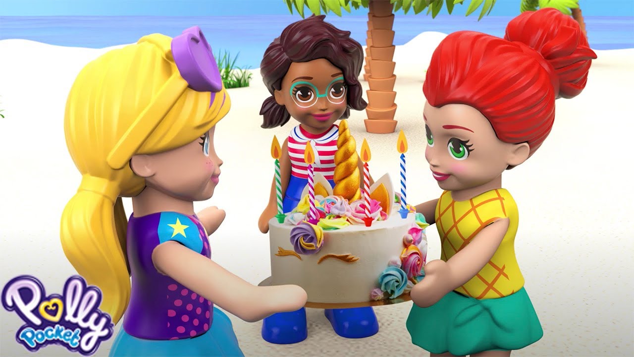 Magic Ice Wand & Polly's Birthday Surprise! ️☀️💜 @PollyPocket 3D ...