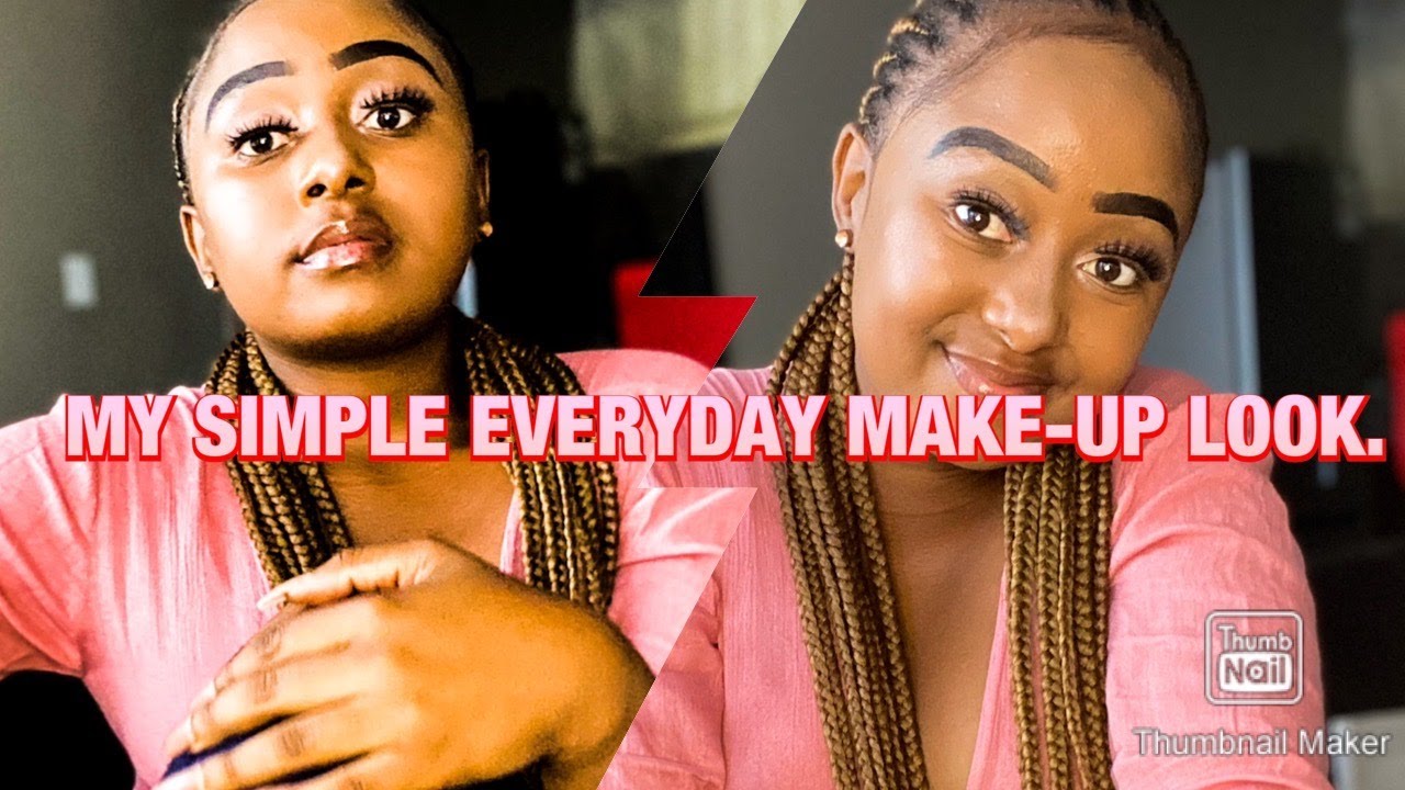 MY SIMPLE EVERYDAY MAKE-UP LOOK || SA YOUTUBER || KGOSHIGADI NOKO ...