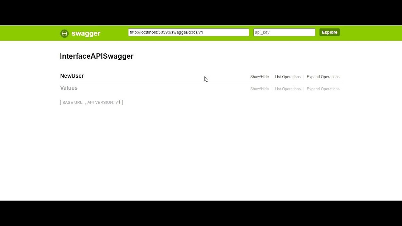 Creation of interface Web API with Swagger using C# in Visual Studio ...