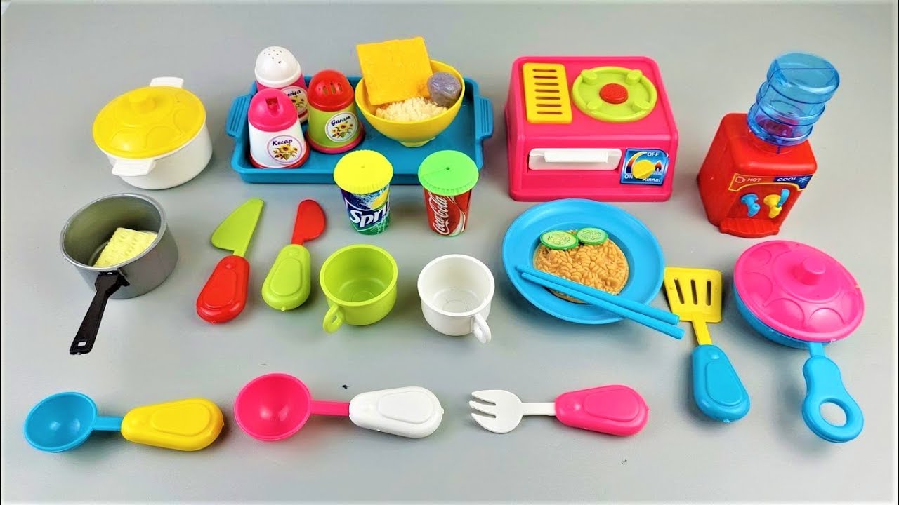 Diy unboxing Amazing mini clay kitchen set @ADAH CLAY - YouTube