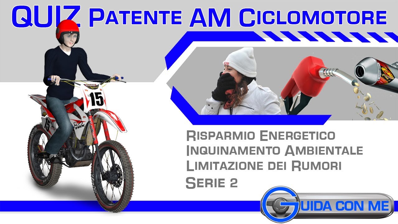QUIZ Patente AM ciclomotori microcar 50cc-Patente motorino QUIZ per ...