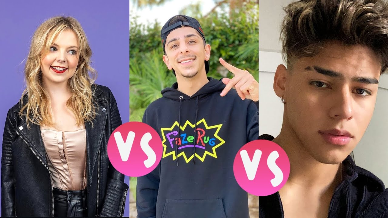 jessica kaylee Vs Faze Rug Vs Andrew davila lifestyle comparison - YouTube