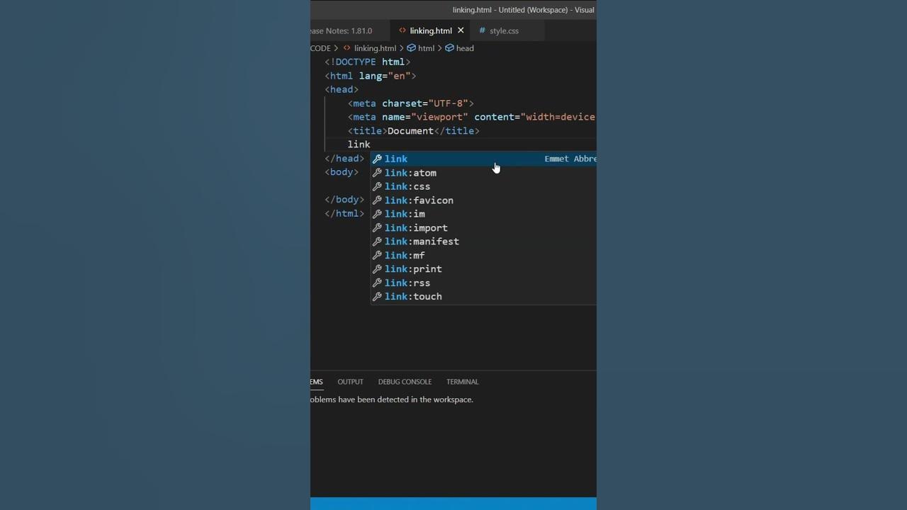How to link css to html in vscode | How to link css to html | html beginner tutorial - YouTube