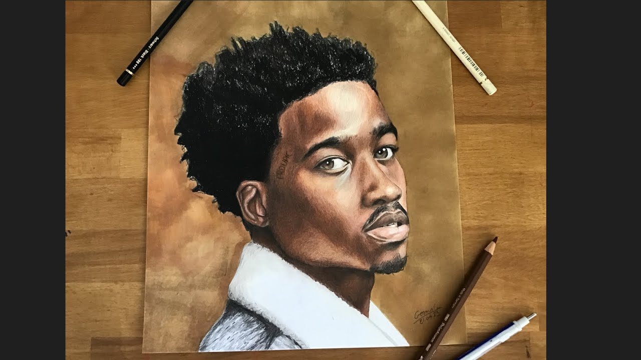 Speed Drawing RODDY RICH | Timelapse - YouTube