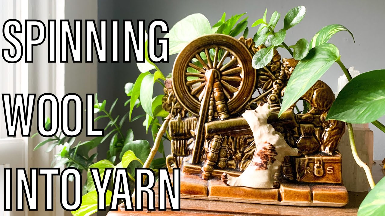 Spinning Wool Into Yarn - YouTube