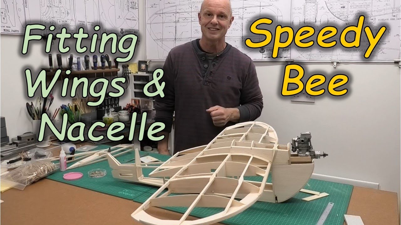 Speedy Bee - Build Series Pt 7: Fitting Wing & Nacelle - Designed by ...